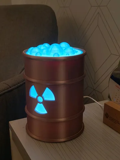 Toxic Waste Lamp - Eerie Radioactive Glow v2 by Trinkify3D MakerWorld ...