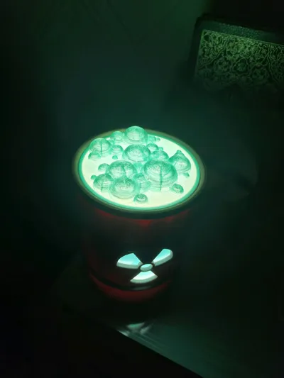 Toxic Waste Lamp - Eerie Radioactive Glow v2 by Trinkify3D MakerWorld ...