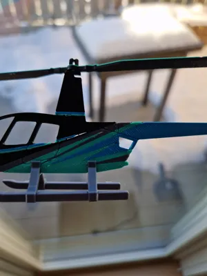 Helicopter kit card (Robinson R44) by pbbence1994 - MakerWorld