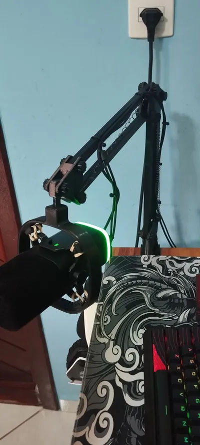 100% 3D-Printed Microphone Stand - Free 3D Print Model - MakerWorld