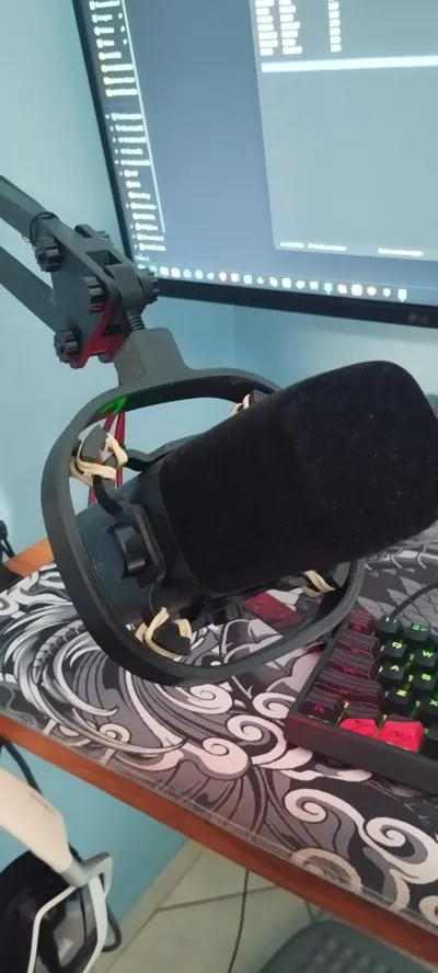 100% 3D-Printed Microphone Stand - Free 3D Print Model - MakerWorld
