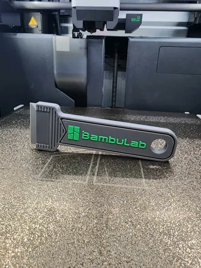 Bed Scraper, Spatula, Quick-Change Blade - Free 3D Print Model - MakerWorld