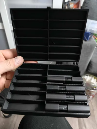 Customizable USB Drive Storage Box (and SD cards) - Free 3D Print Model ...