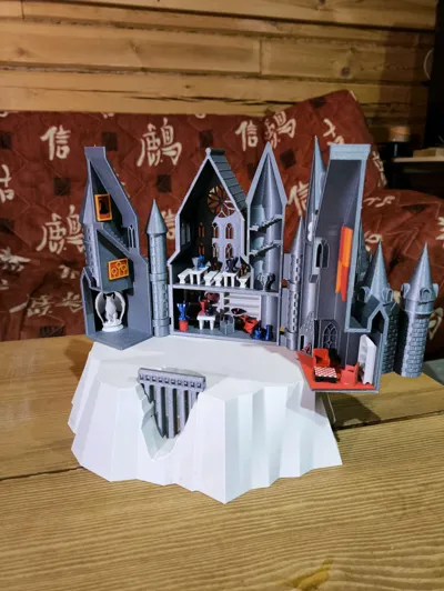 Hogwarts Castle Playset - Free 3D Print Model - MakerWorld