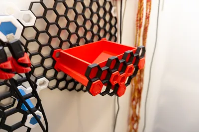 Easy to Remove Inserts HSW Honeycomb Storage Wall Remixed by yanshay MakerWorld: Download Free ...