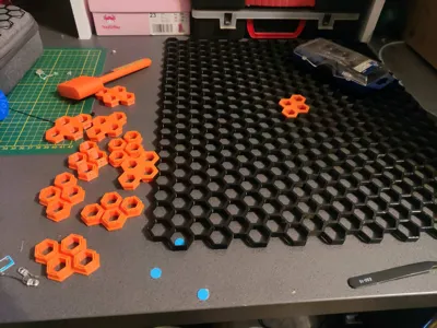 Easy to Remove Inserts HSW Honeycomb Storage Wall Remixed by yanshay MakerWorld: Download Free ...