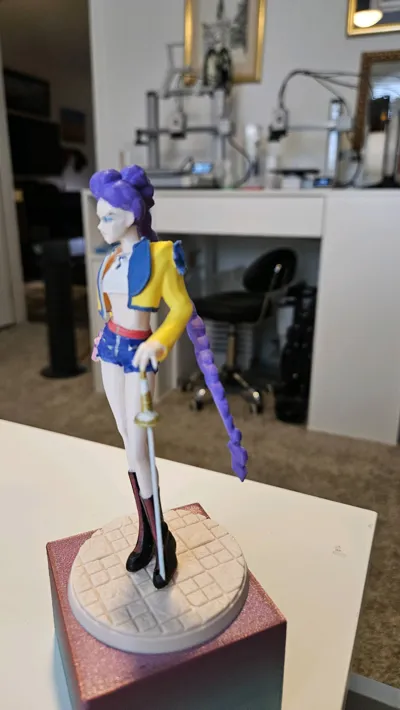 Rumi Statue Kpop Demon Hunters - Free 3D Print Model - MakerWorld
