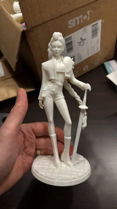 Rumi Statue Kpop Demon Hunters - Free 3D Print Model - MakerWorld