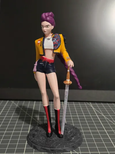 Rumi Statue Kpop Demon Hunters - Free 3D Print Model - MakerWorld
