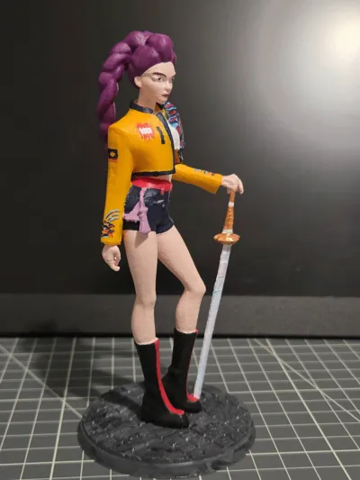 Rumi Statue Kpop Demon Hunters - Free 3D Print Model - MakerWorld