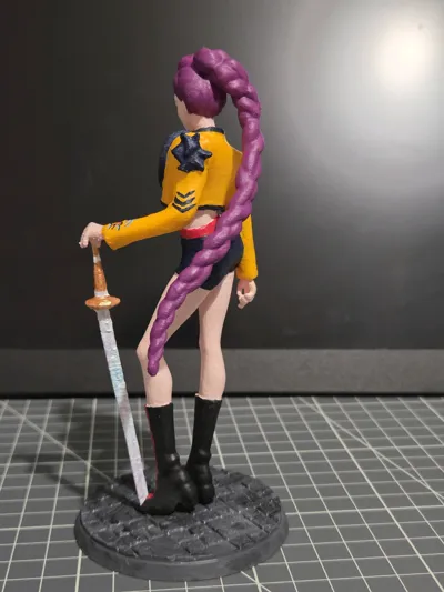 Rumi Statue Kpop Demon Hunters - Free 3D Print Model - MakerWorld
