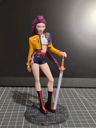 Rumi Statue Kpop Demon Hunters - Free 3D Print Model - MakerWorld