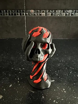 Skull Grip Impossible Pass Through Fidget by FilliFuu MakerWorld ...