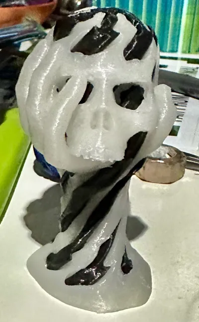 Skull Grip Impossible Pass Through Fidget - Free 3D Print Model ...