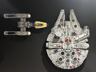 UCS Millennium Falcon Wall Display by Galladex MakerWorld: Download ...