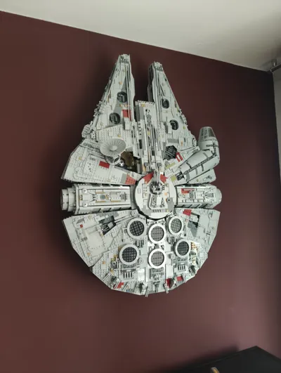UCS Millennium Falcon Wall Display - Free 3D Print Model - MakerWorld