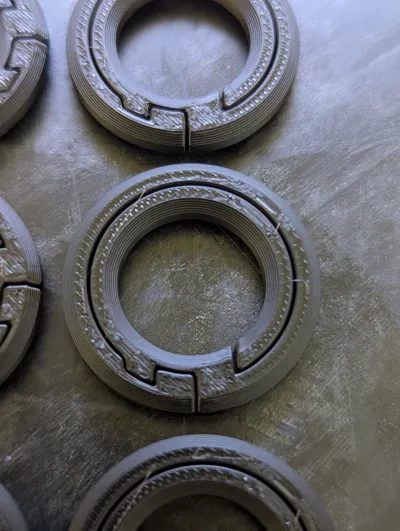 Split Ring (2 shapes x 6 sizes) by TrocheHole MakerWorld: Download Free 3D Models