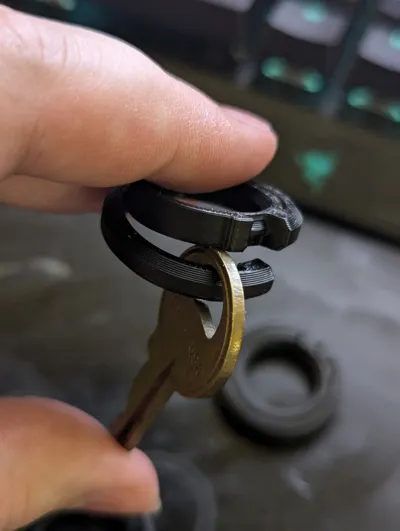Split Ring (2 shapes x 6 sizes) by TrocheHole MakerWorld: Download Free ...