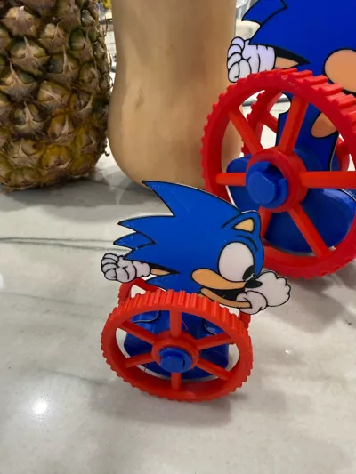 sonic hedgehog self balancing toy - Free 3D Print Model - MakerWorld