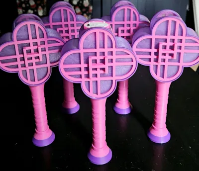Huntr/x Light Stick – Glow Up Edition - Free 3D Print Model - MakerWorld