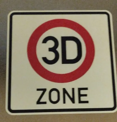 3D Zone Schild by nicowernke - MakerWorld