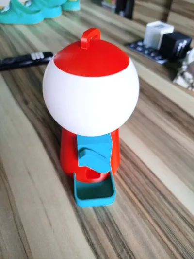 Gumball Machine Working With Only 3D Printed Parts - Free 3D Print ...