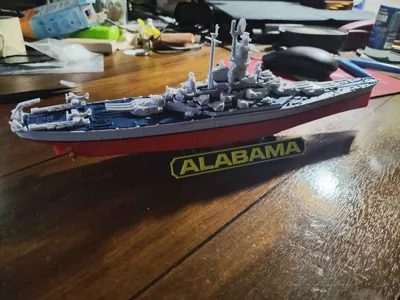 Battleship Alabama - Free 3D Print Model - MakerWorld
