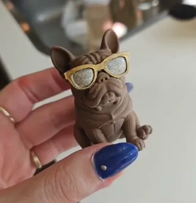 Cool French Bulldog – 3D Printable Desk Figurine by MonsieurPierre ...