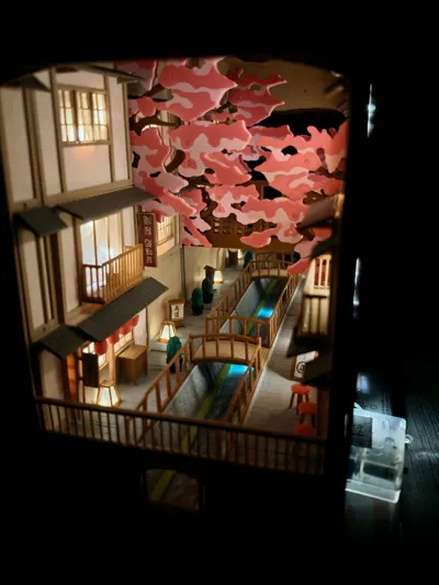 Japanese Alleyway Book Nook - Free 3D Print Model - MakerWorld