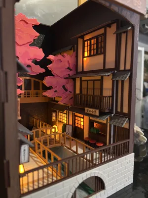 Japanese Alleyway Book Nook - Free 3D Print Model - MakerWorld