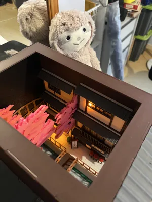 Japanese Alleyway Book Nook - Free 3D Print Model - MakerWorld