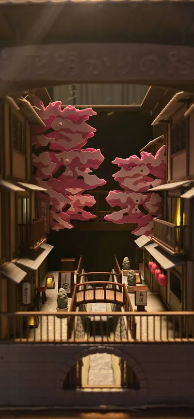 Japanese Alleyway Book Nook - Free 3D Print Model - MakerWorld