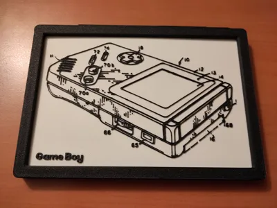 Game Boy Patent Art (With Game Boy text) Remixed by Allan Fonroques ...