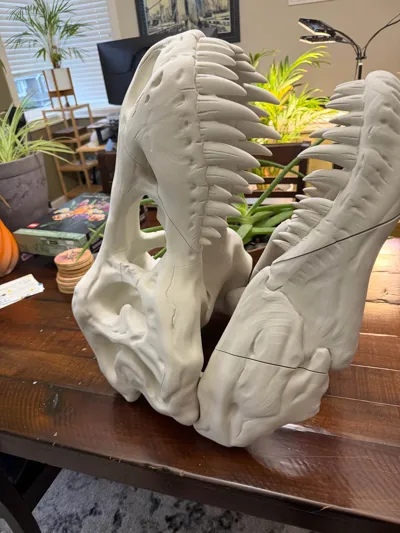 super large T-Rex skull - 600 mm - Free 3D Print Model - MakerWorld