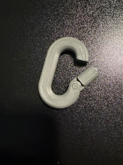 Hinged Rally Chain Necklace Clasp print in place - Free 3D Print Model ...