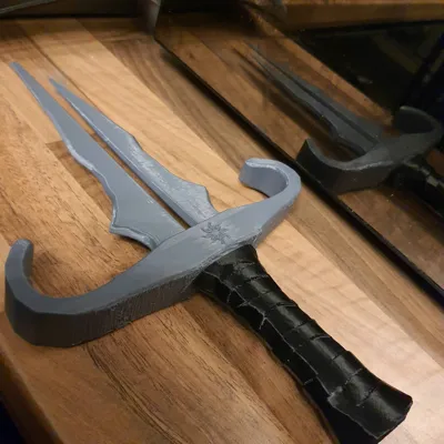Two Time's Dagger - Free 3D Print Model - MakerWorld