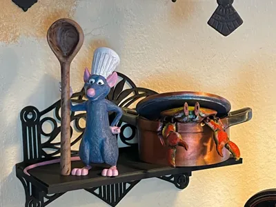 Ratatouille Remy the Chef Collectible Figurine - Free 3D Print Model ...