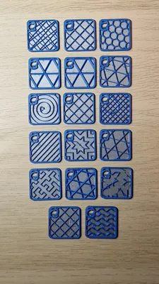 All 17 Bambu Labs Infill swatches Remixed by denhaminc411MakerWorld ...