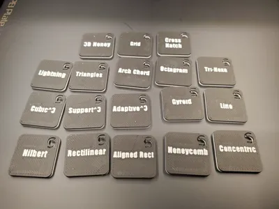 All 17 Bambu Labs Infill swatches Remixed by denhaminc411 MakerWorld ...