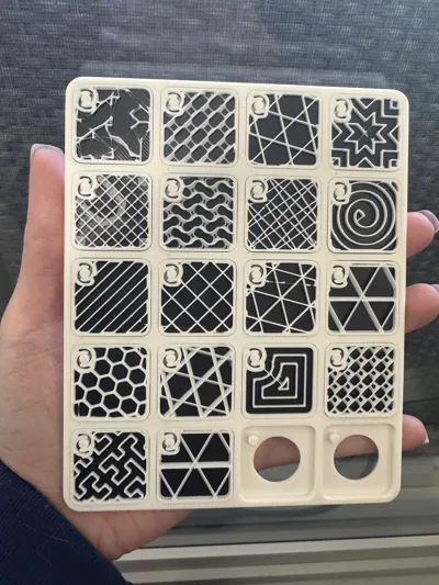 All 17 Bambu Labs Infill swatches Remixed by denhaminc411 MakerWorld ...