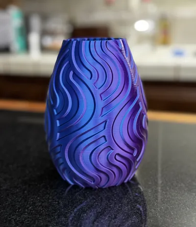 Wavy Vase by jwalker55 - MakerWorld