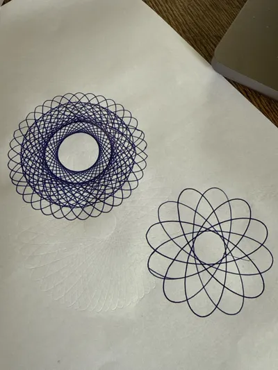 Numbered Spirograph Drawing Template – Easy Grip - Free 3D Print Model ...