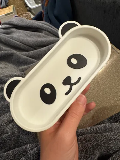 Panda Glasses Tray – Cute Eyewear Holder - Free 3D Print Model - MakerWorld