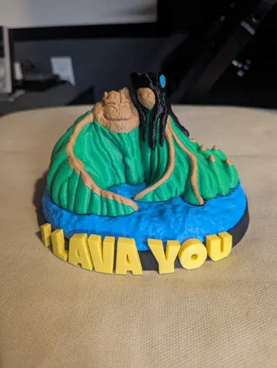 Uku & Lele (Lava) (Fanart) by Randomizy - MakerWorld