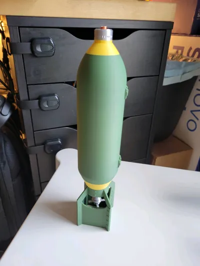 WWII 100lb Bomb | High Detail | 1:4 scale - Free 3D Print Model ...