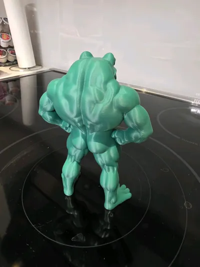 Muscular Frog figurine funny meme figure - Free 3D Print Model - MakerWorld