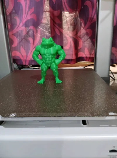 Muscular Frog figurine funny meme figure - Free 3D Print Model - MakerWorld