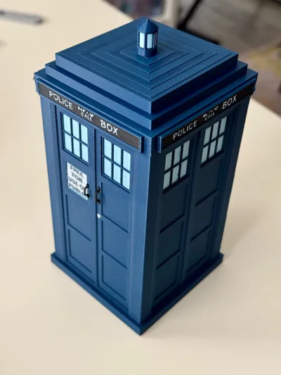 Tardis Storage Box - Free 3D Print Model - MakerWorld
