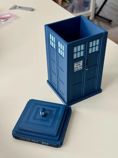 Tardis Storage Box - Free 3D Print Model - MakerWorld