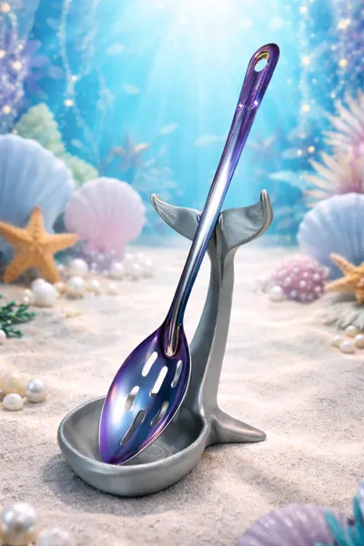 Whale Fin Spoon Rest – Nautical - Free 3D Print Model - MakerWorld